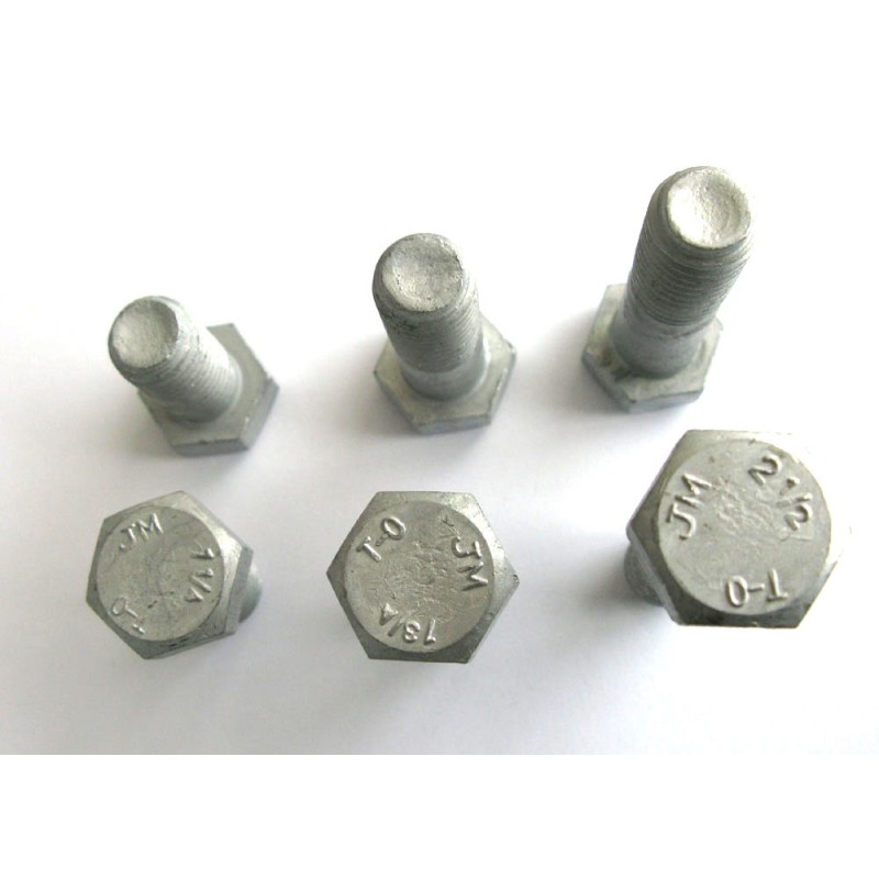 TORNILLO HEXAGONAL TIPO TORRE 1/2”-13X2” GRADO A394 TIPO 0 GALVANIZADO INMERSION EN CALIENTE